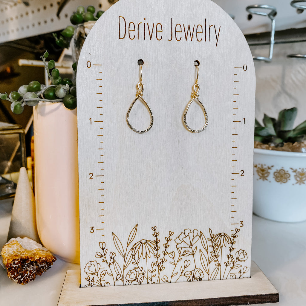Mini Teardrop Earrings – Derive Jewelry